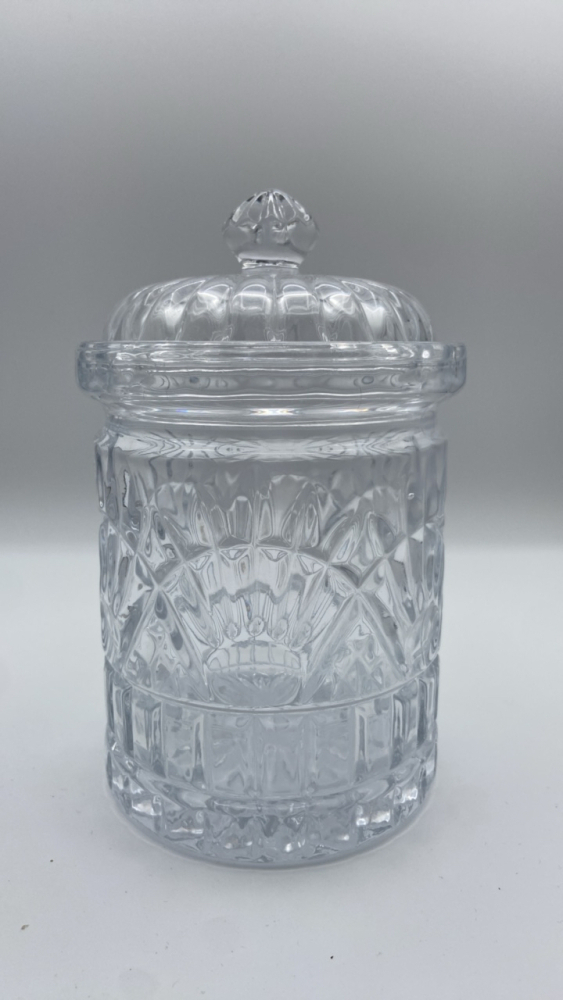 Crystal Biscuit Jar