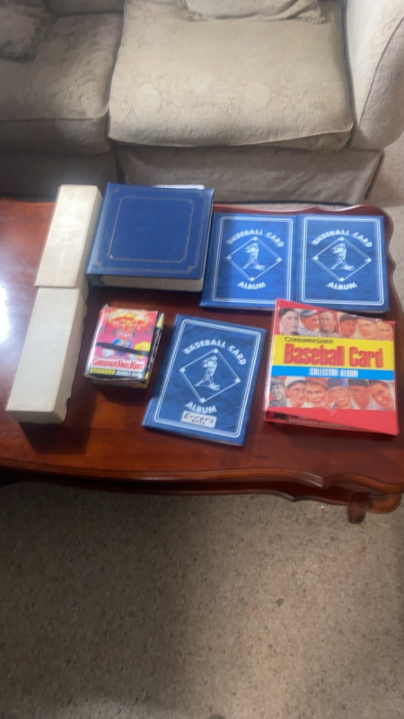 Baseball Collectors Cards, Albums and Boxes, Cabbage Patch Kids Cards